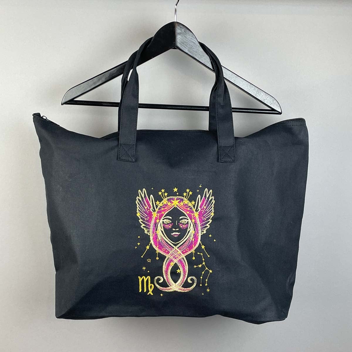 Virgo - Embroidered Star Sign Tote Bag | Mercantile Home